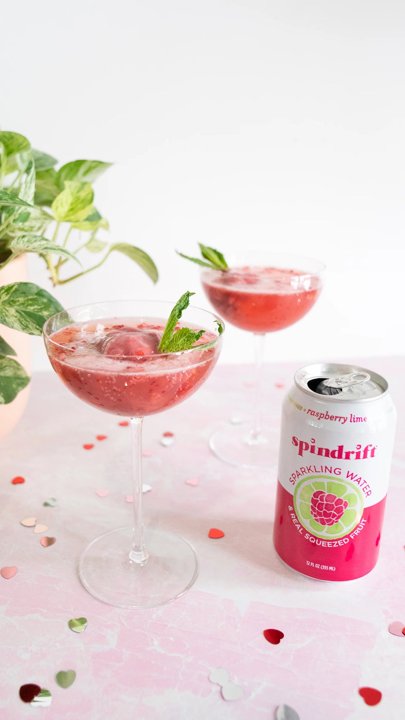 Raspberry Lime Sorbae | Spindrift