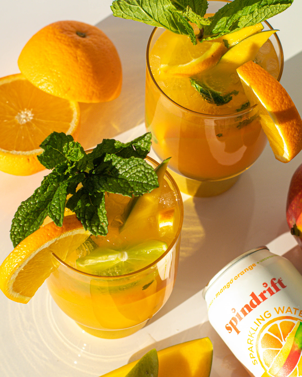 Mango Orange Mojito Recipe | Spindrift
