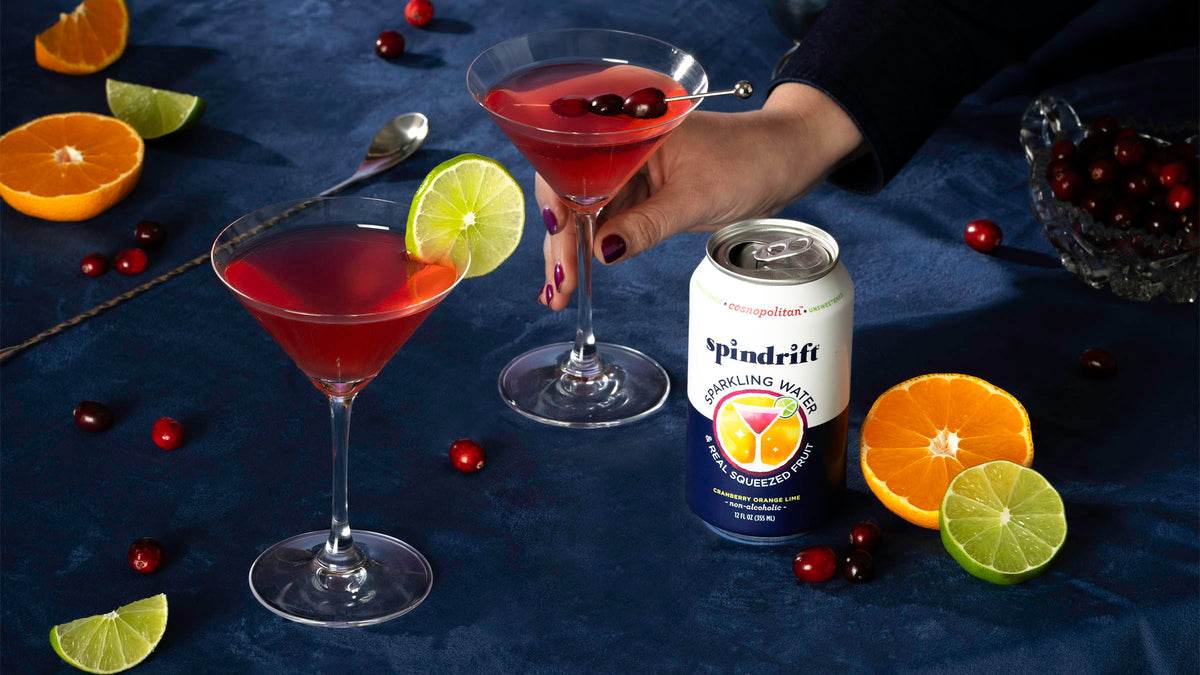 Cosnopolitan™ Sparkling Water | Zero Proof | Spindrift