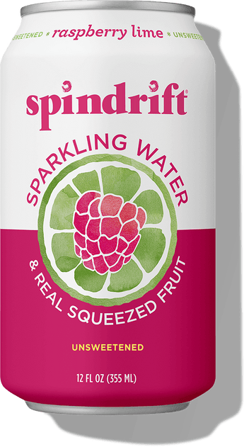 Raspberry Lime Sparkling Water | Spindrift