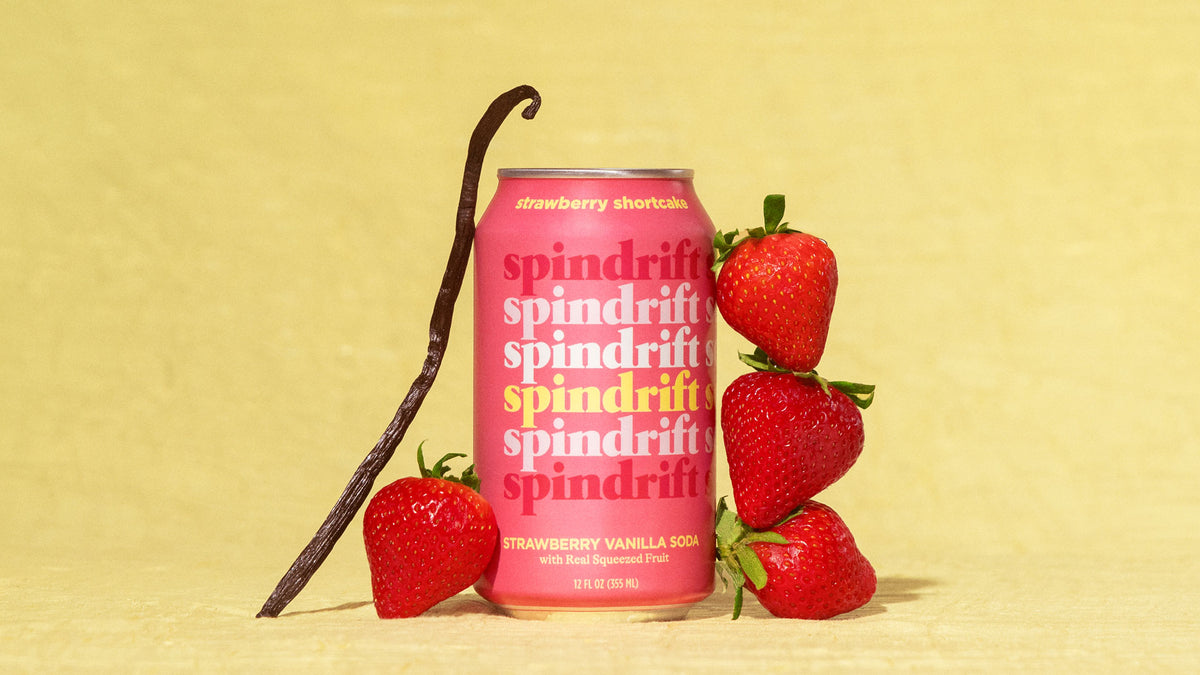 Strawberry Shortcake SODA | Strawberry Vanilla SODA | Spindrift